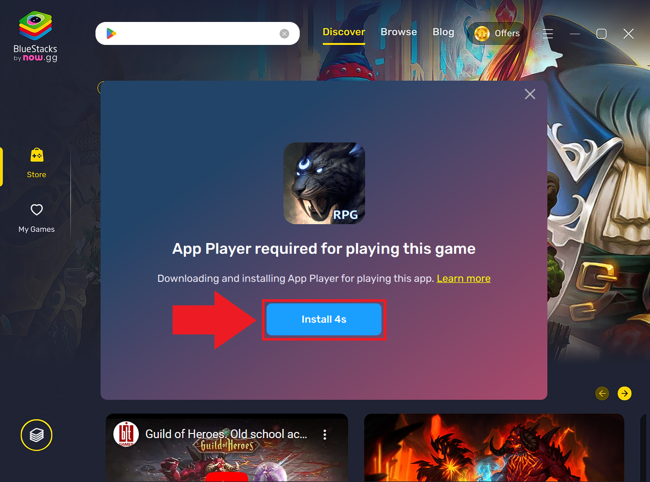 Why The App Player Is Needed To Play Games Using Bluestacks X Bluestacks Support 6180