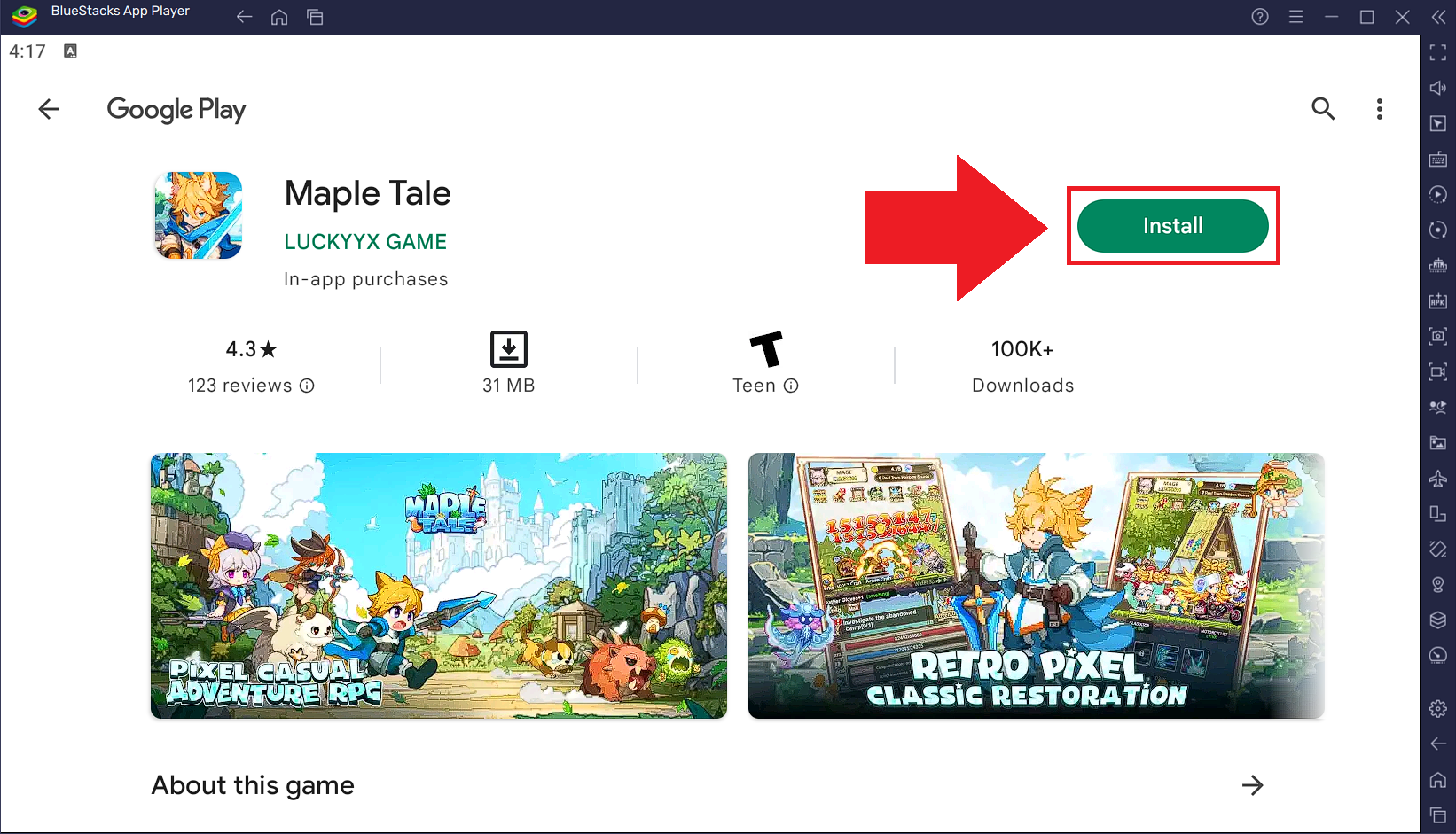 Solución a problemas relacionados con el inicio de sesión en Maple Tale en BlueStacks 5 ...