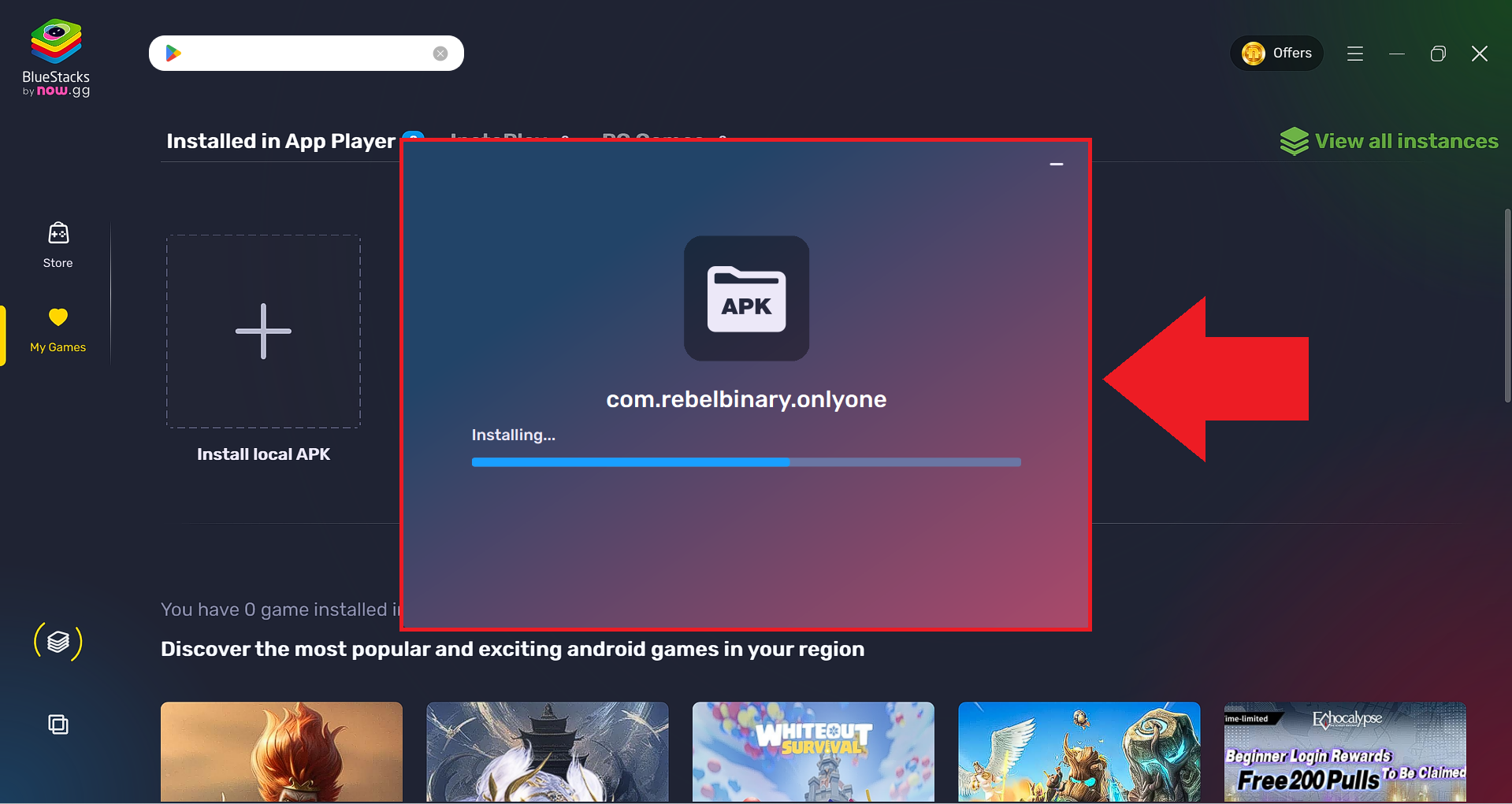Как установить APK на BlueStacks X – Поддержка BlueStacks