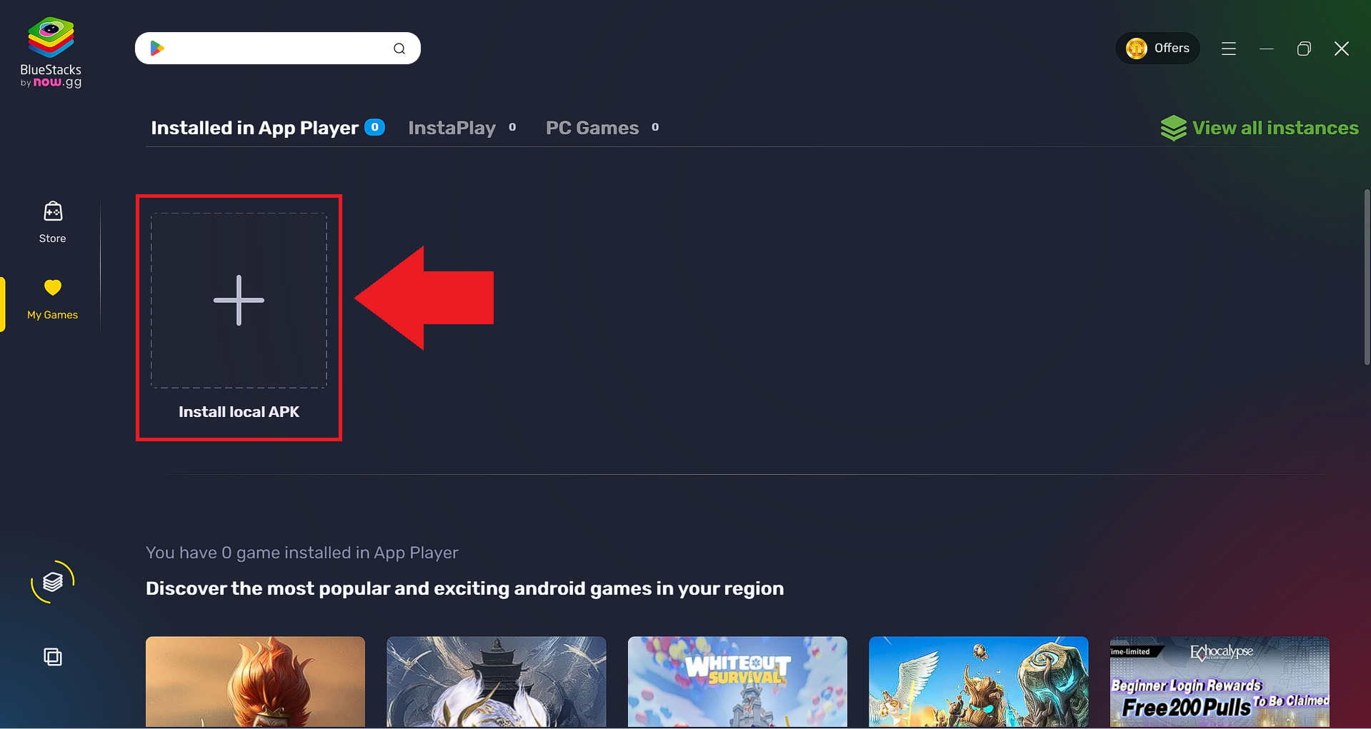 BlueStacks X'te APK nasıl kurulur? – BlueStacks Desteği