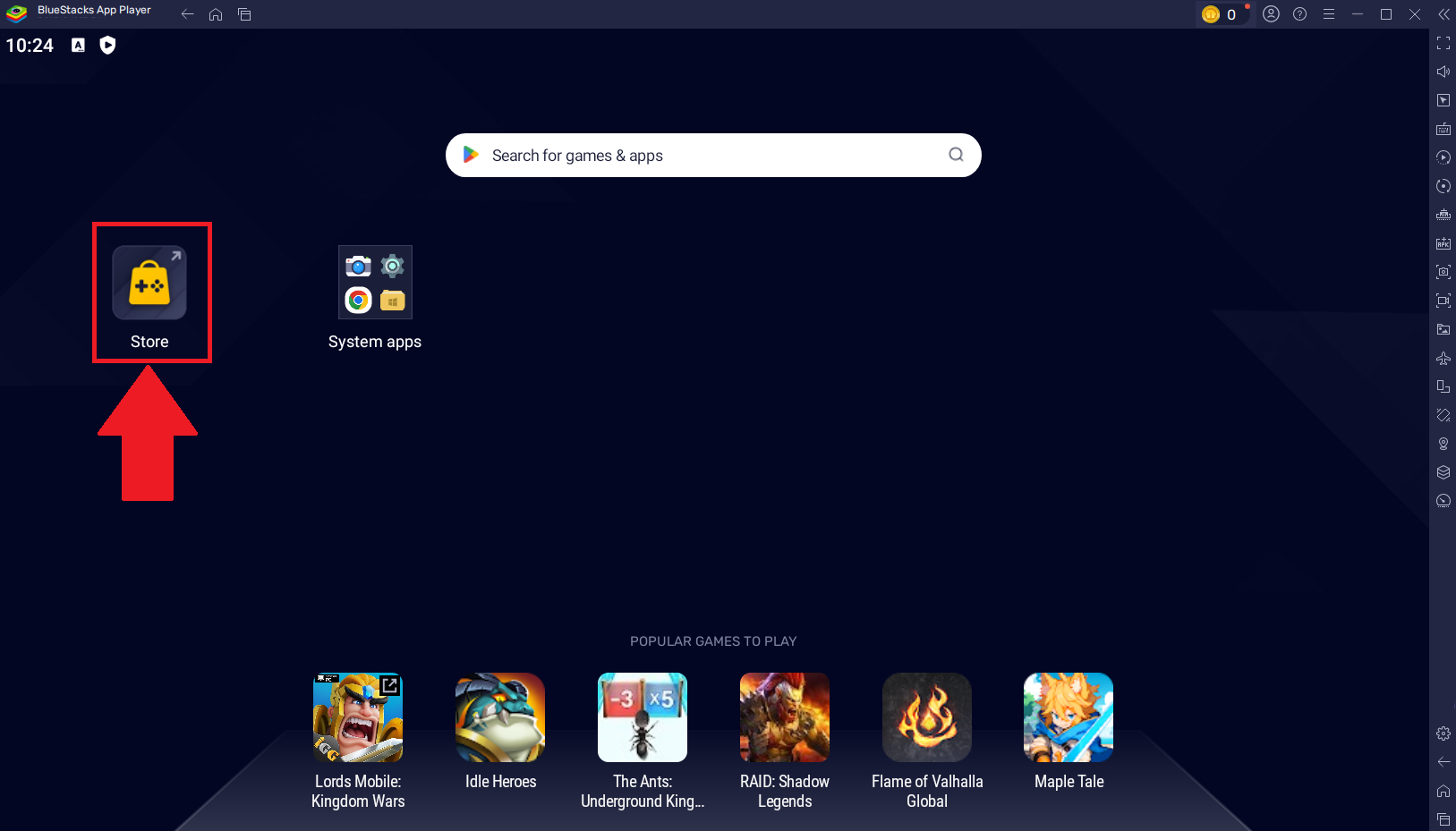 How to install an app from the BlueStacks Store, Play Store or using an ...