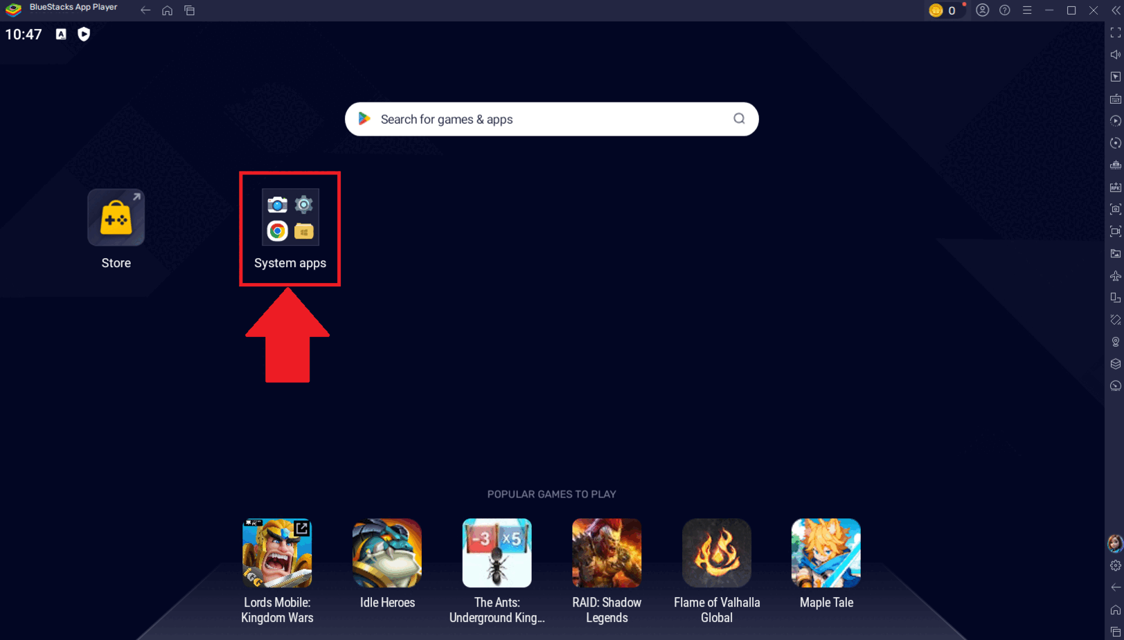 Where to find the Google Play Store icon on BlueStacks – BlueStacks Support