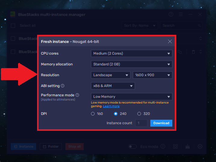 블루스택 5 Nougat 64비트 인스턴스를 사용하여 게임을 플레이하는 방법 – 블루스택 고객지원