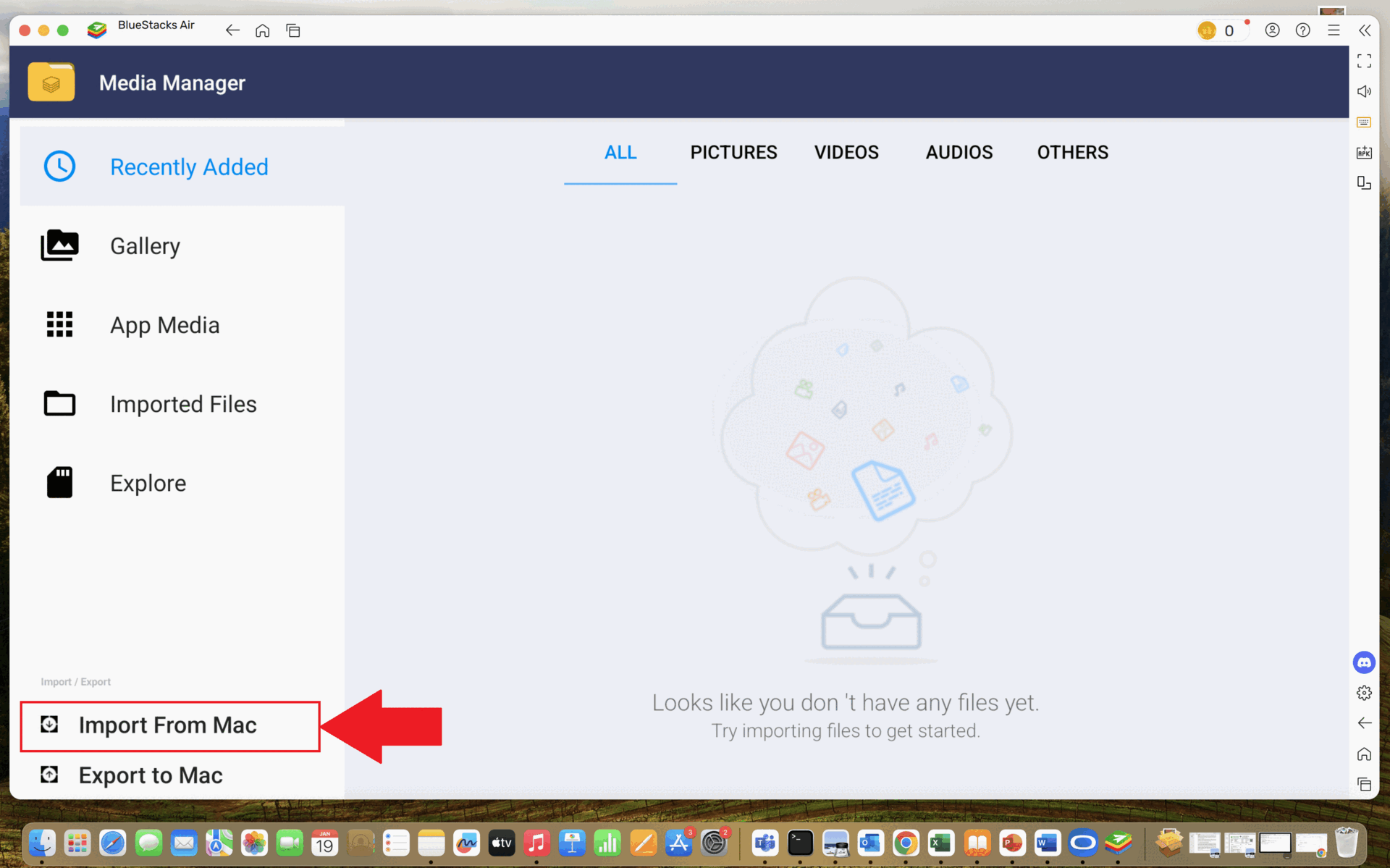 Como transferir arquivos usando o Gerenciador de Mídia no BlueStacks Air – Suporte BlueStacks