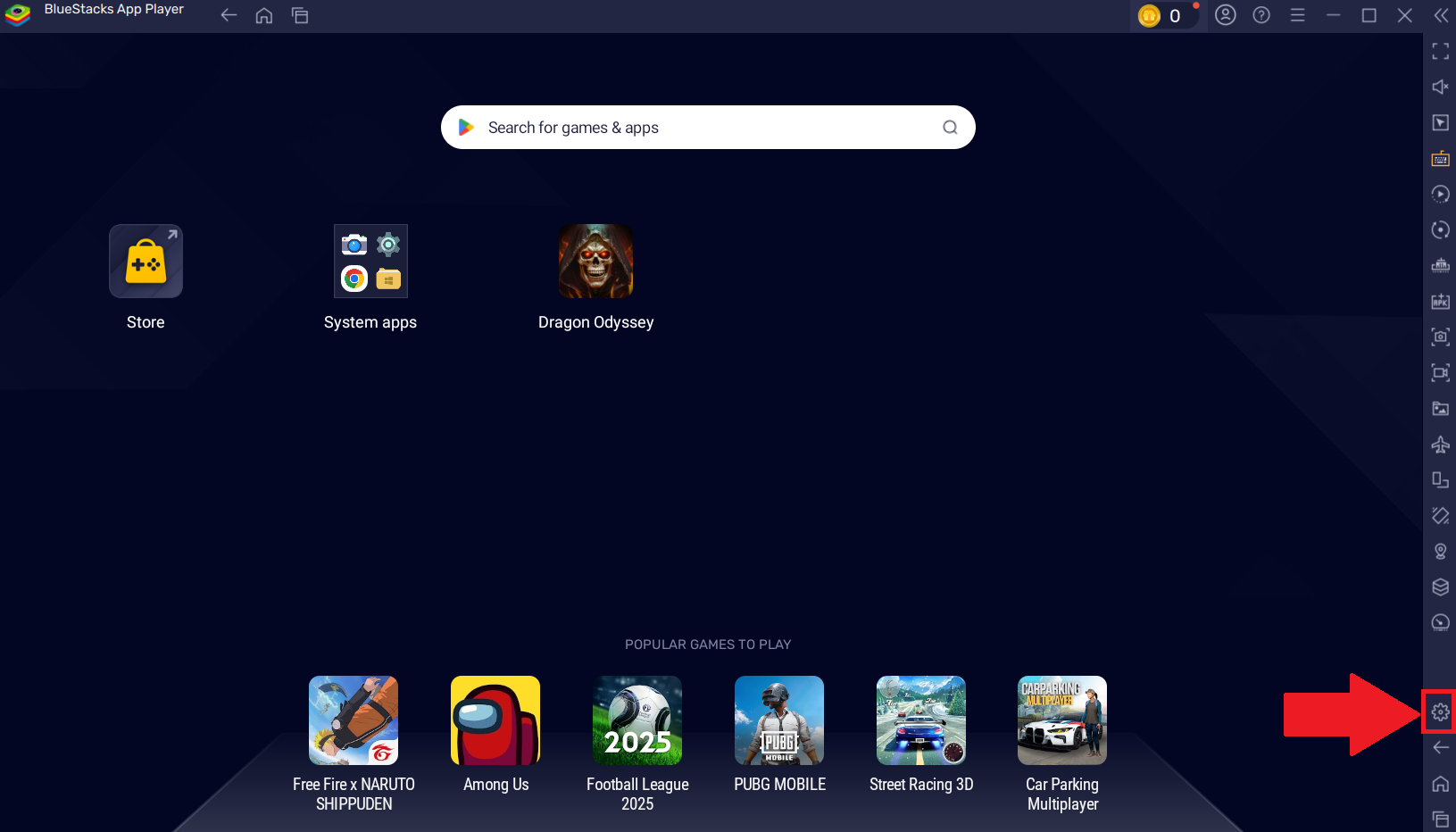 Senza titolo – Supporto BlueStacks