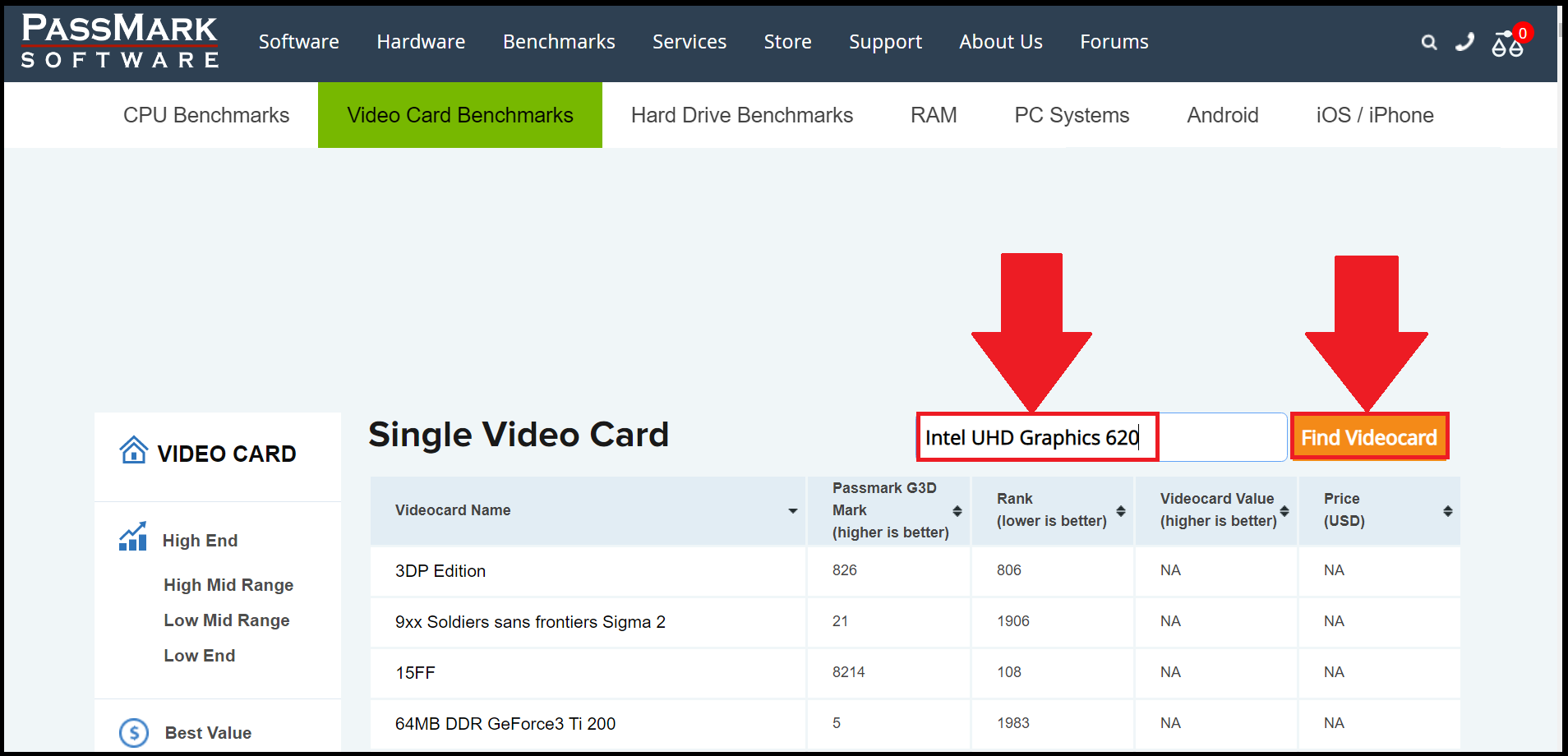 How to find the benchmark score of your computer's CPU and GPU for ...