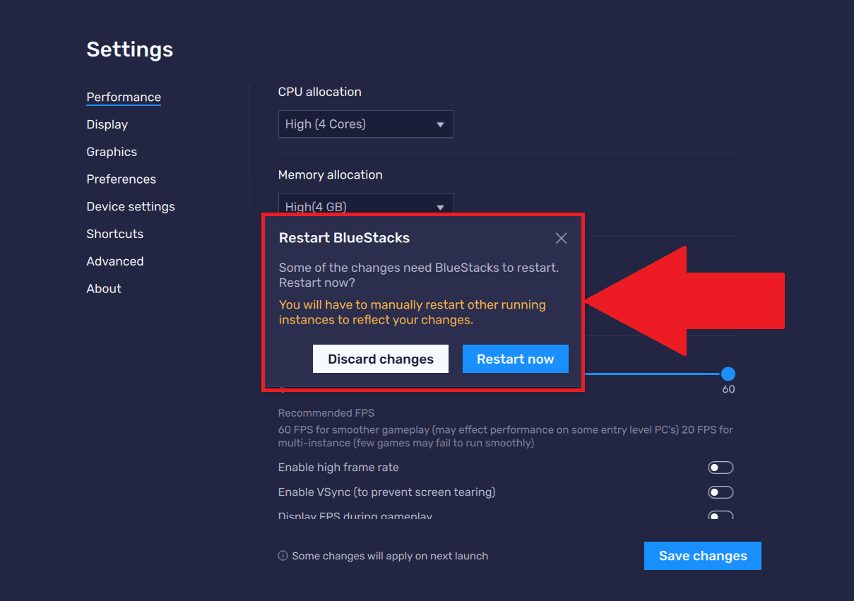 How to use Performance mode on BlueStacks 5 – BlueStacks Support