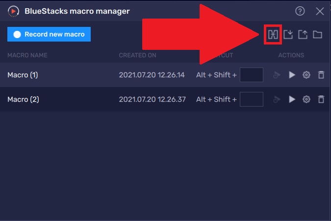 Merging Macros In BlueStacks 5 BlueStacks Support