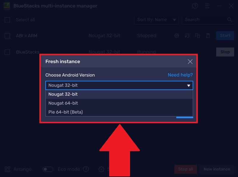 BlueStacks 5 - ABI設定を使ってアプリ関連の問題を解決する方法 – BlueStacks サポート