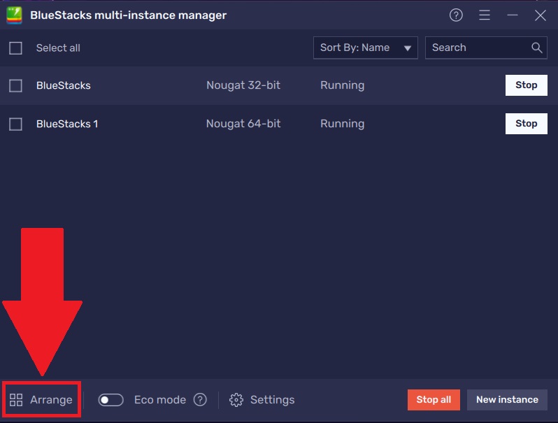 How To Auto align Multiple Active Instances Of BlueStacks 5 