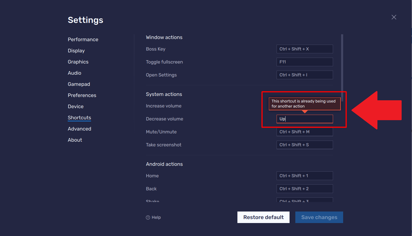 How to create single or double key shortcuts on BlueStacks 5 ...