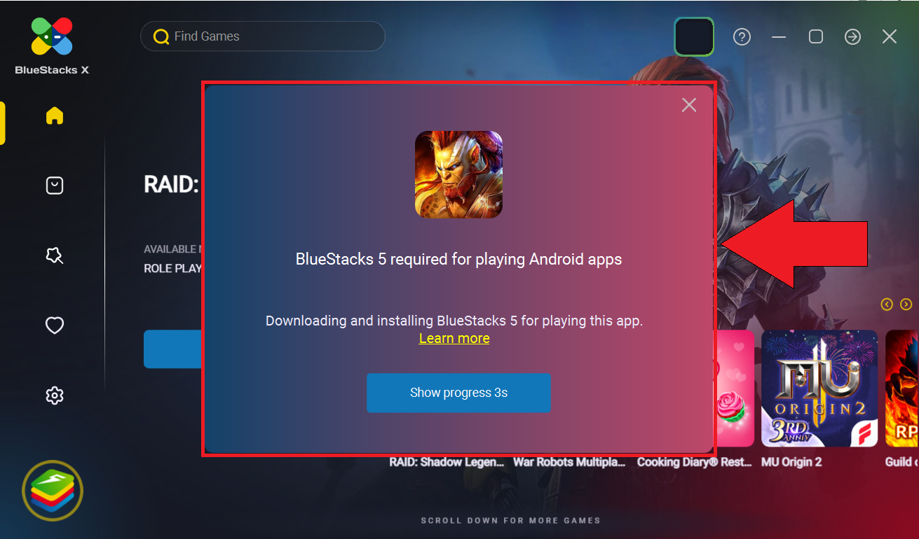 Warum eine BlueStacks-Engine benötigt wird, um Spiele mit BlueStacks X ...