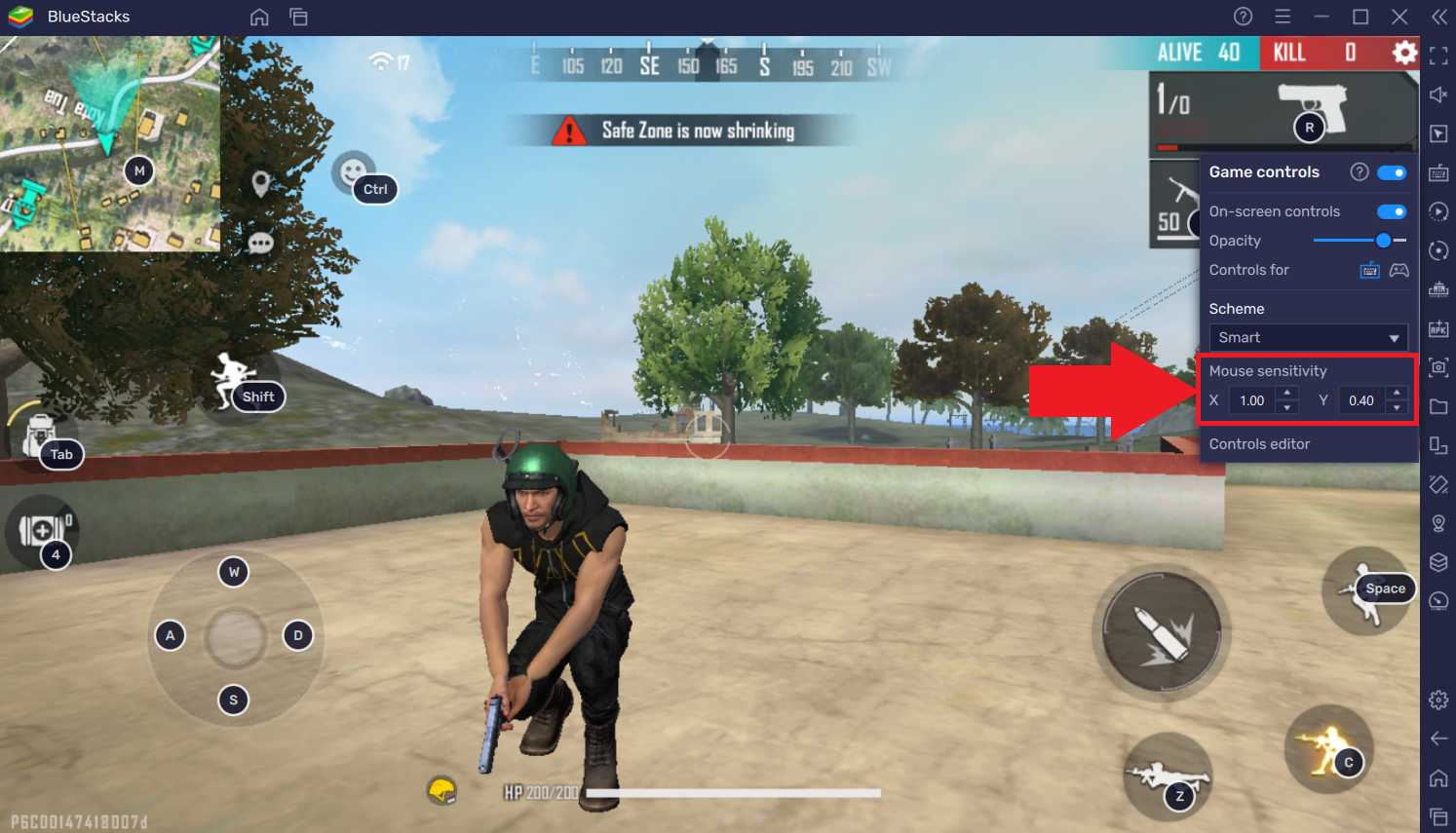 How to change mouse sensitivity in shooting games on BlueStacks 5 ...