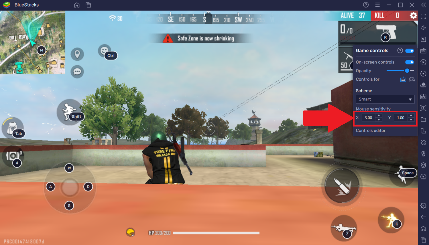 How to change mouse sensitivity in shooting games on BlueStacks 5 ...