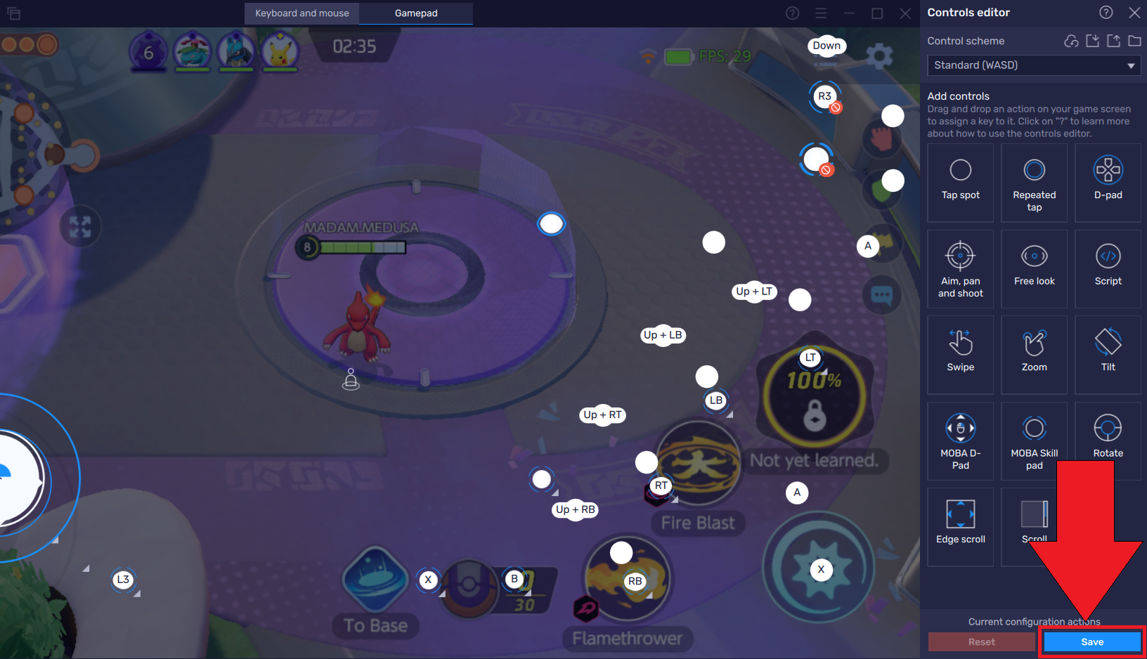 How to create/edit gamepad controls for Pokemon Unite on BlueStacks 5 ...