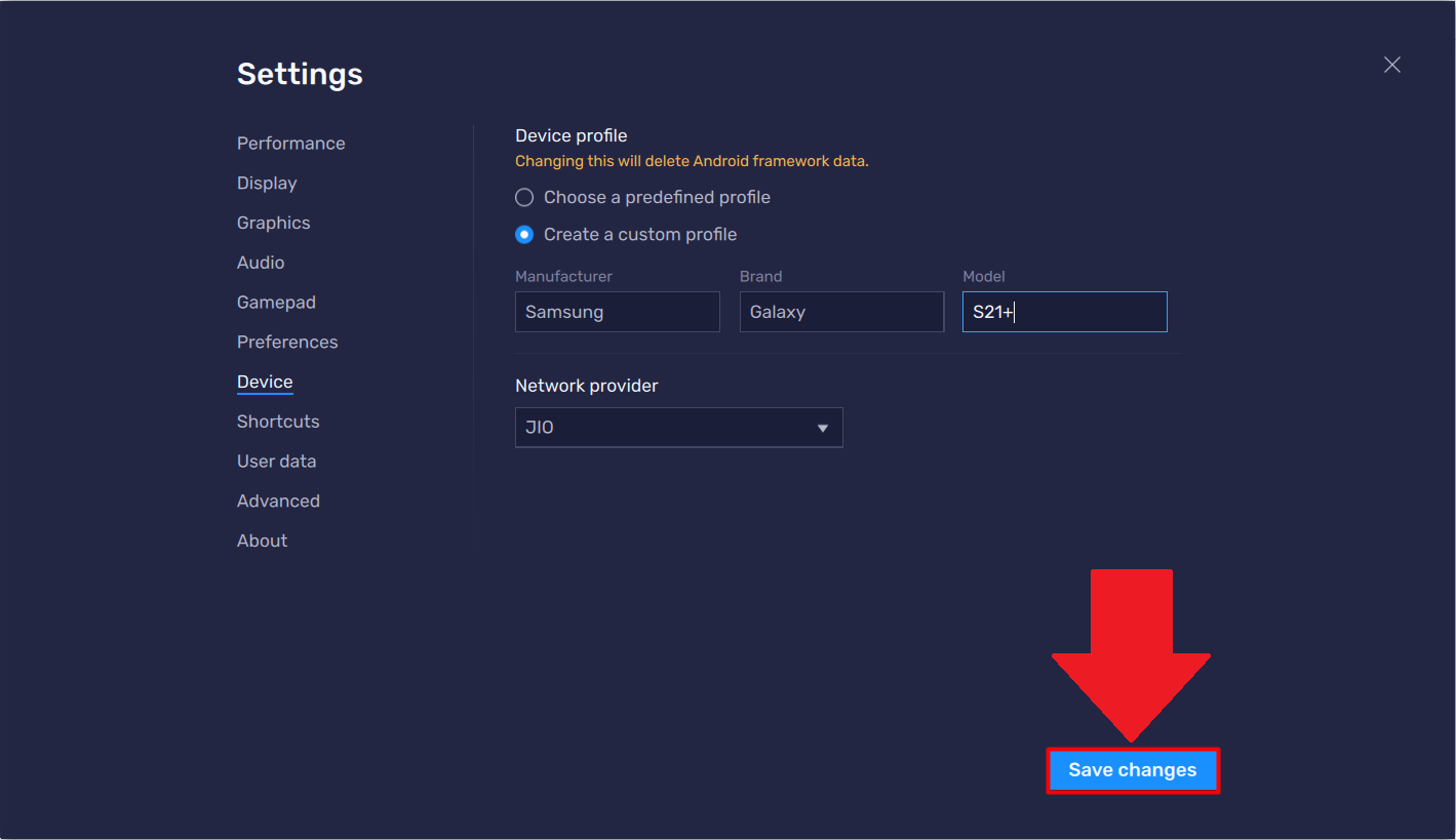 How To Create A Custom Device Profile On Bluestacks 5 Bluestacks Support 3955