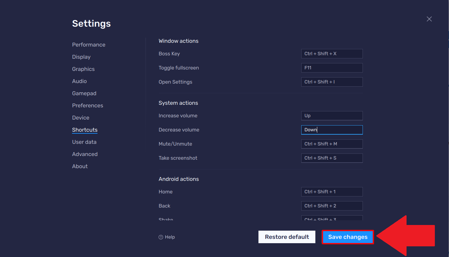 How to create single or double key shortcuts on BlueStacks 5 ...