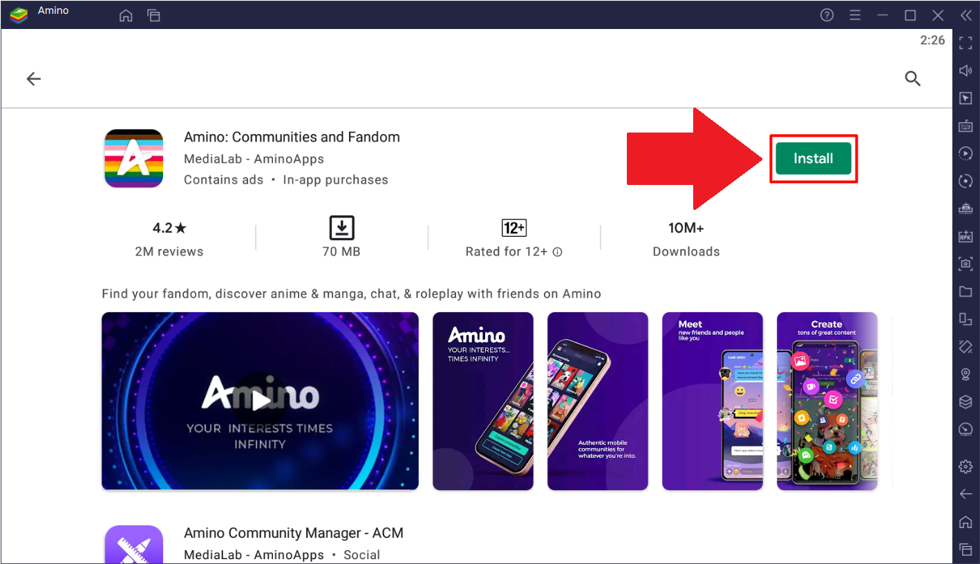 Solution for error message in Amino: Communities and Fandom on ...